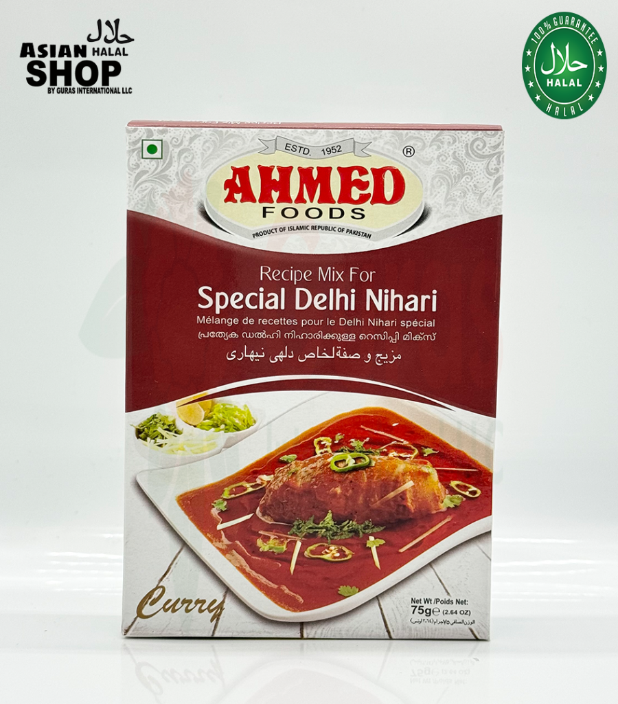 (Ahmed) DELHI NIHARI MASALA (デリーニハリマサラ) 75G - Asian Halal Shop
